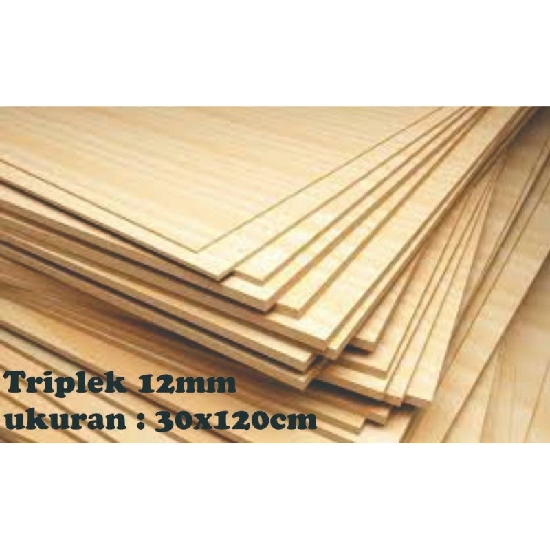 Jual 30x120cm triplek tebal 12mm papan ambalan FJL rak dinding meja ...
