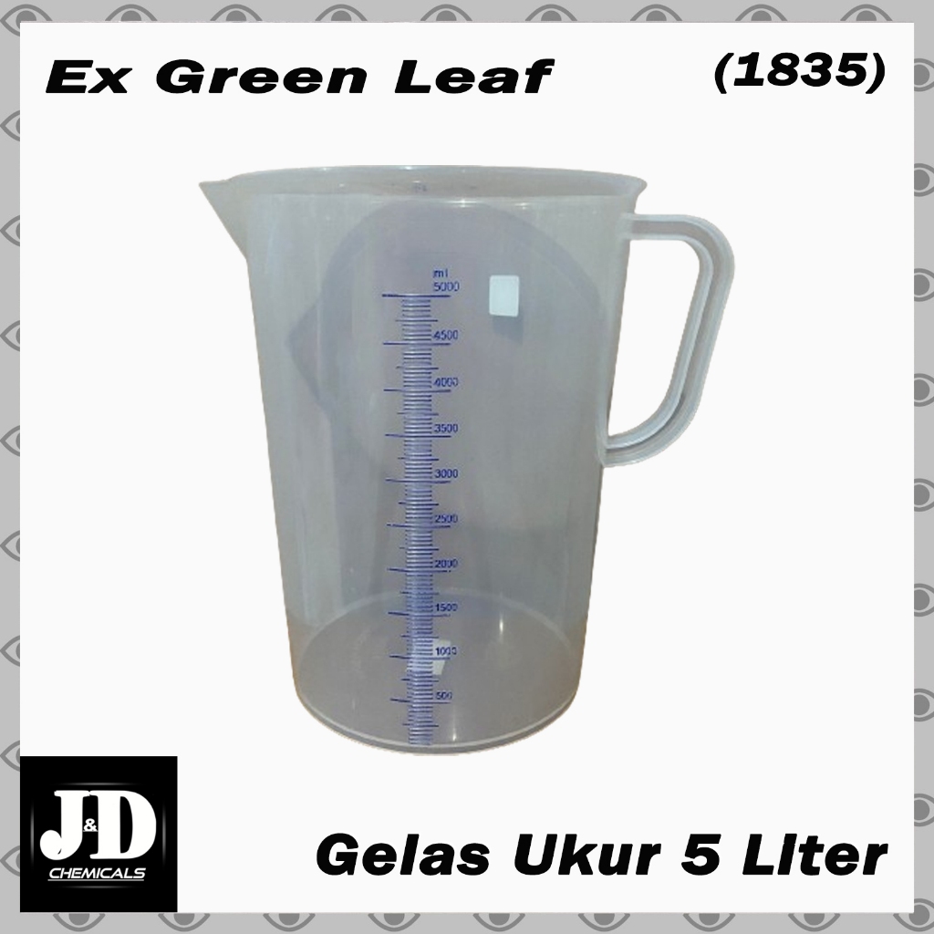Jual Gelas Takar / Ukur Takaran Plastik 5 Liter Green Leaf (1835 ...