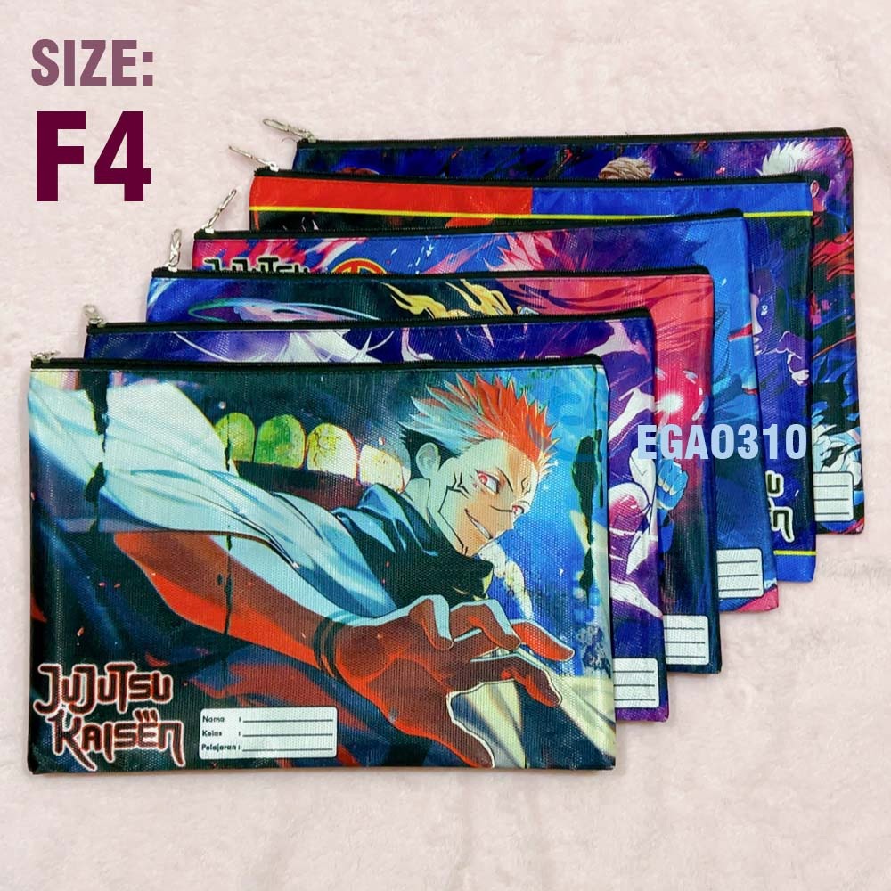 Jual Map Folder Dokumen F4 Kain- Jujutsu Kaisen | Shopee Indonesia