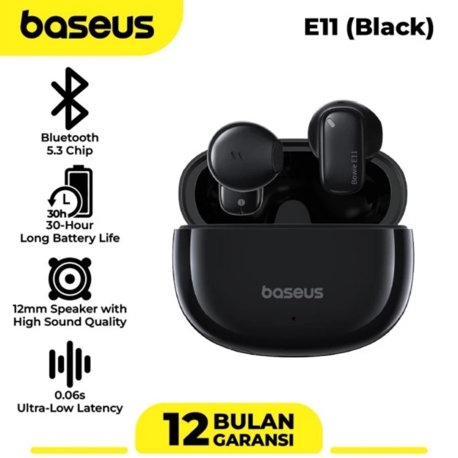 Jual Baseus Bowie E11 TWS True Wireless Earbuds Headset Bluetooth HiFi ...