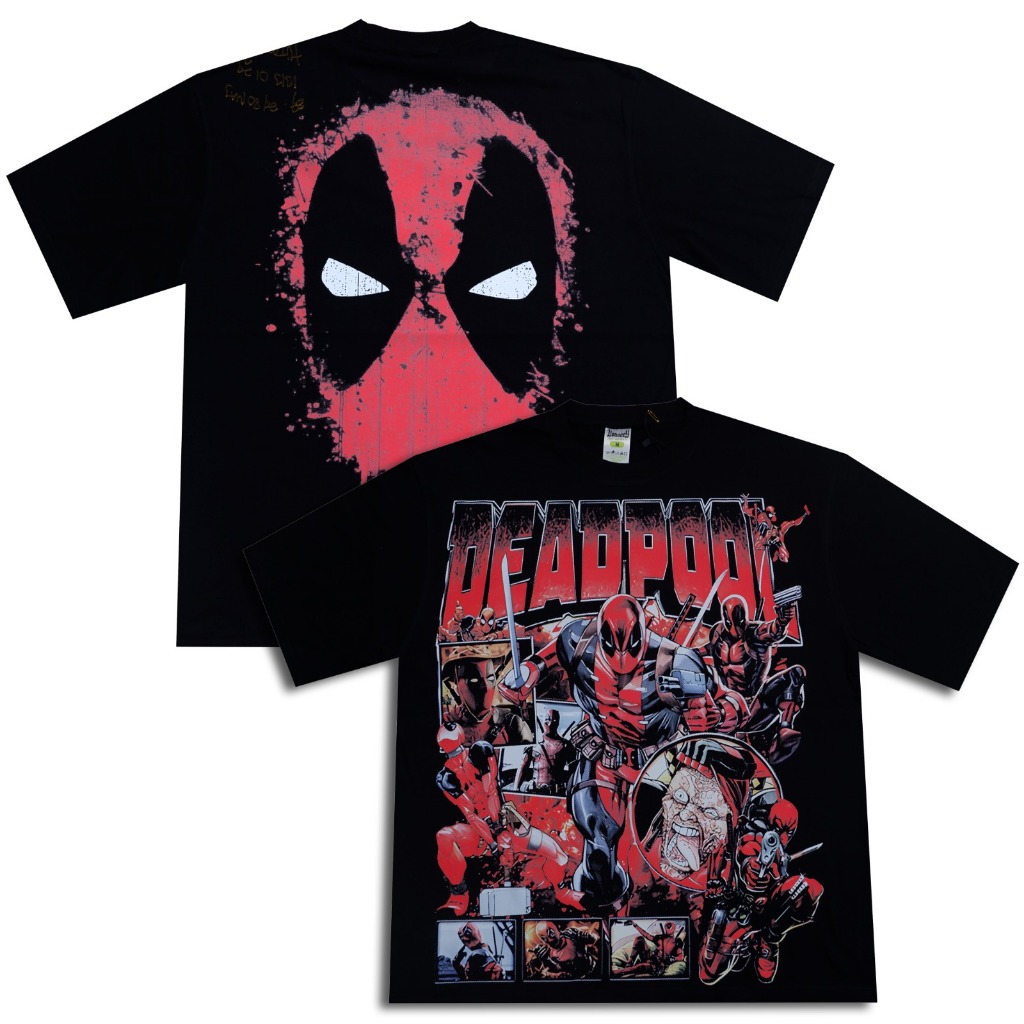 Jual Tshirt Deadpool Kaos Cartoon Film Movie Vintage Bootleg Oversize ...
