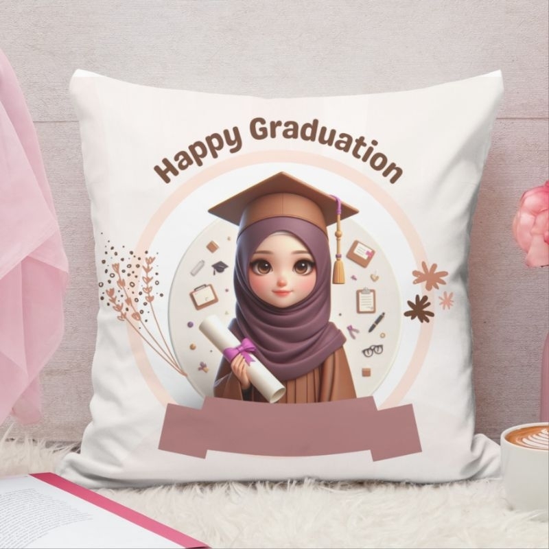 Jual Souvenir Wisuda Kelulusan Bantal Printing Custom Graduation ...