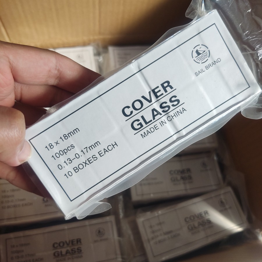 Jual Cover Glass Sail Brand 18x18 mm / Deckglass / Kaca Penutup ...
