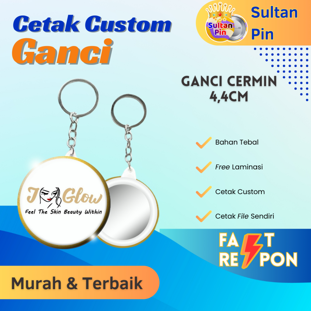 Jual CETAK PIN GANCI 44MM TERMURAH SOUVENIR 44 MM / GANCI CETAK CUSTOM ...