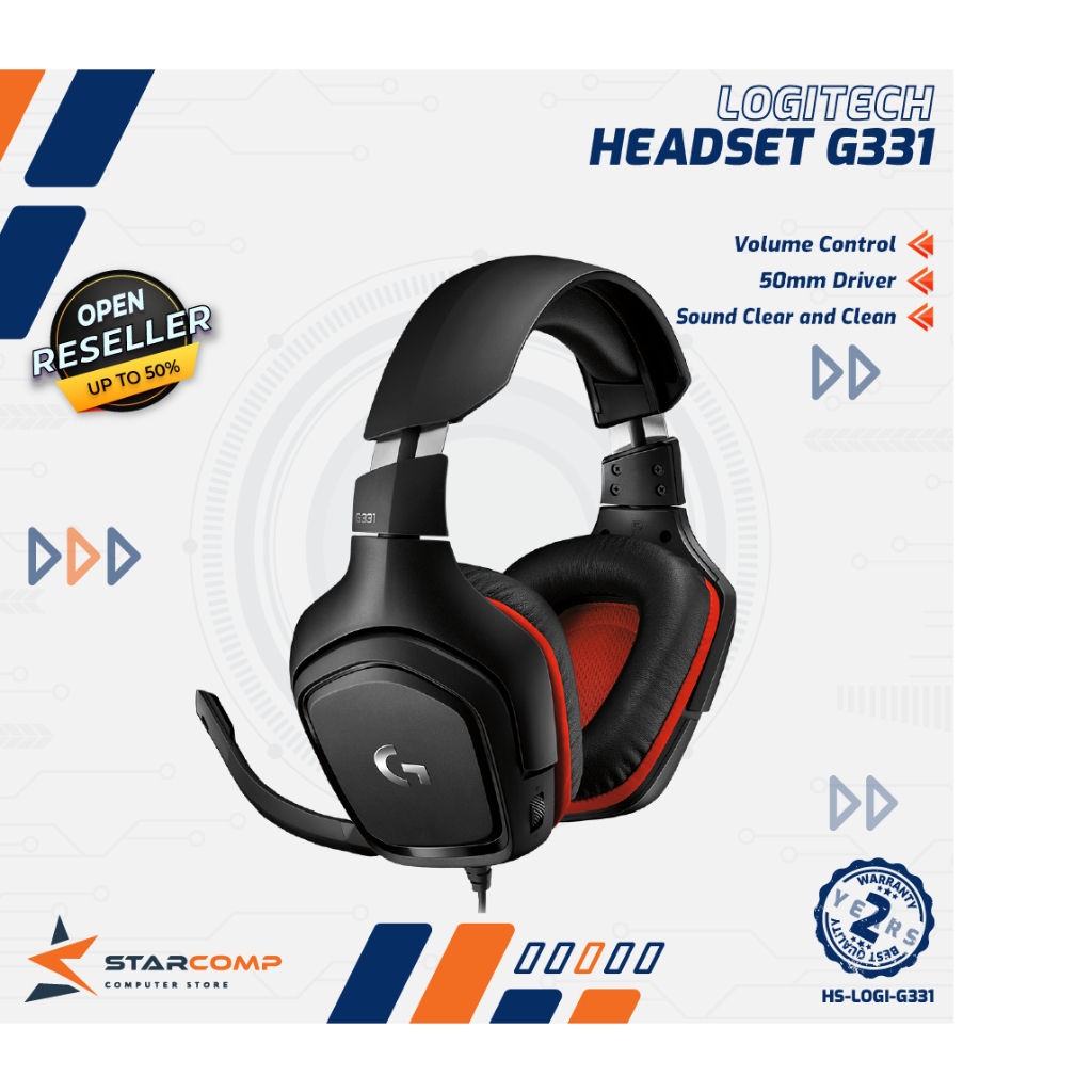 Jual Logitech G331 Stereo Gaming Headset | Shopee Indonesia