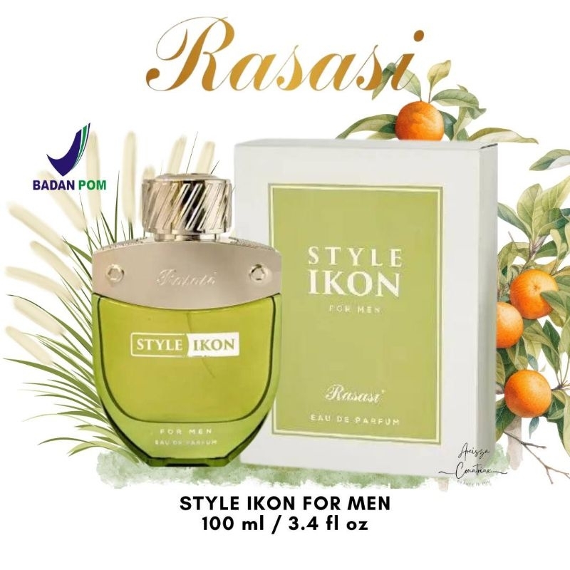 Jual Rasasi Style Ikon EDP 100ml Parfum Pria | Shopee Indonesia