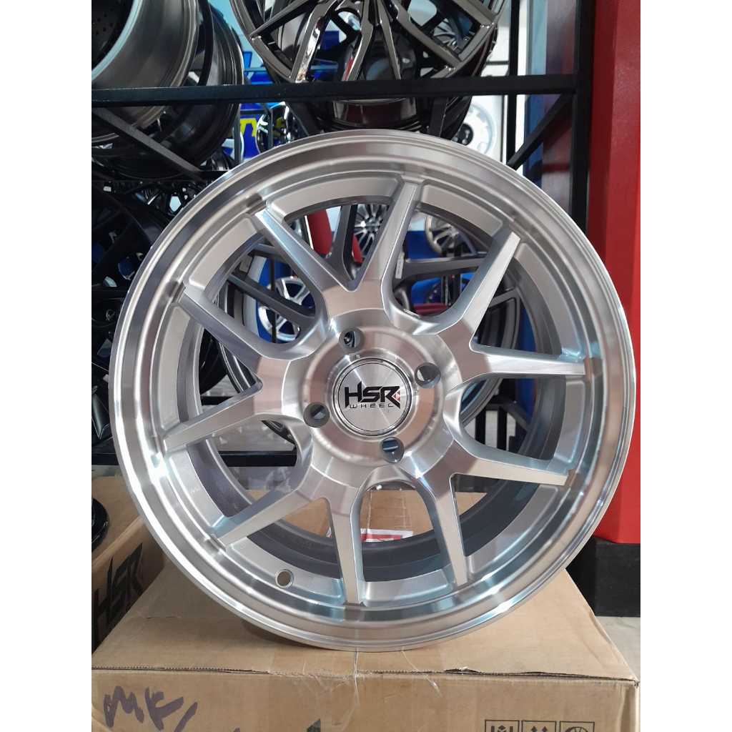Jual Velg Mobil Hsr Hyura Ring 15 Lebar 65 Hole 4X100 Silver Cocok Mobil Agya,Ayla,Jazz,Brio ...