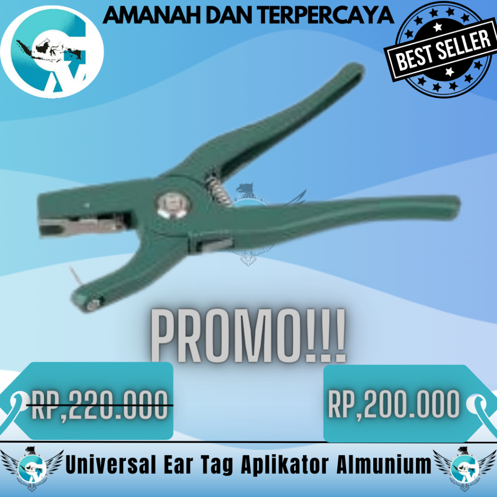 Jual RSO - Aplikator Universal Ear Tag Aluminium: Pasang Penanda ...