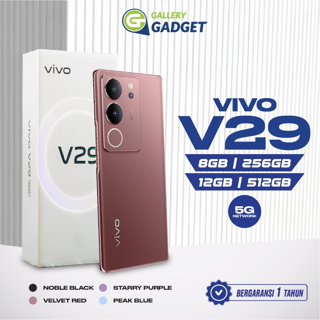 Jual VIVO V29 5G 8/256 12/512 GB RAM 8 12 ROM 256 512 8GB 12GB 256GB ...
