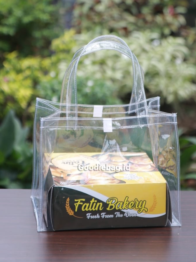 Jual Tas Mika Transparan P25xL20xT20 Goodie Bag Hampers Bening Transparan Kotak Kue | Shopee ...