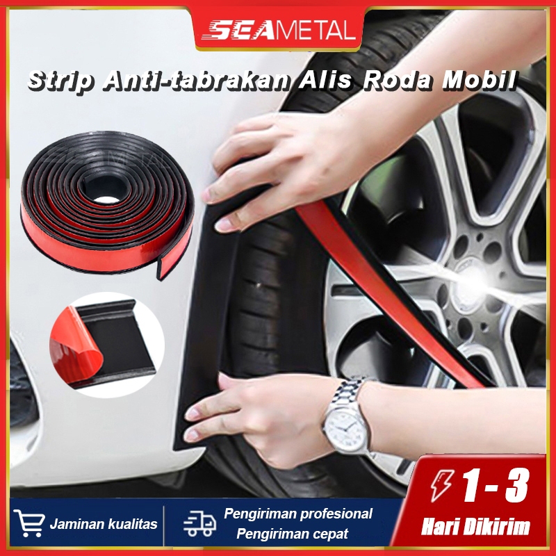 Jual SEAMETAL Karet Fender Mobil Strip Anti-tabrakan Alis Roda Mobil ...