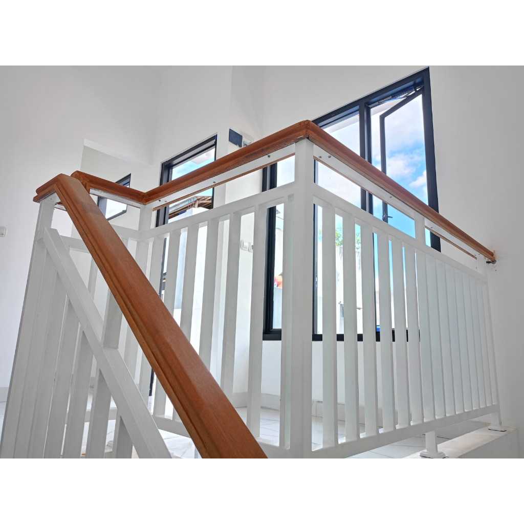 Jual RAILING TANGGA MINIMALIS / PAGAR TANGGA BESI MINIMALIS + PEGANGAN ...