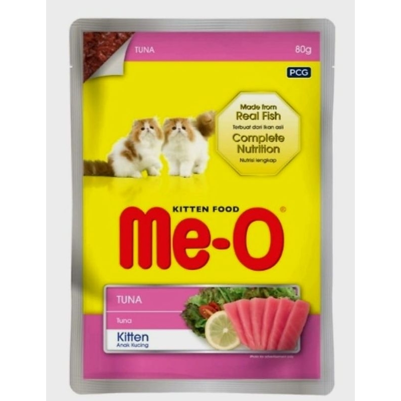 Jual MEO POUCH KITTEN TUNA 80g | Shopee Indonesia