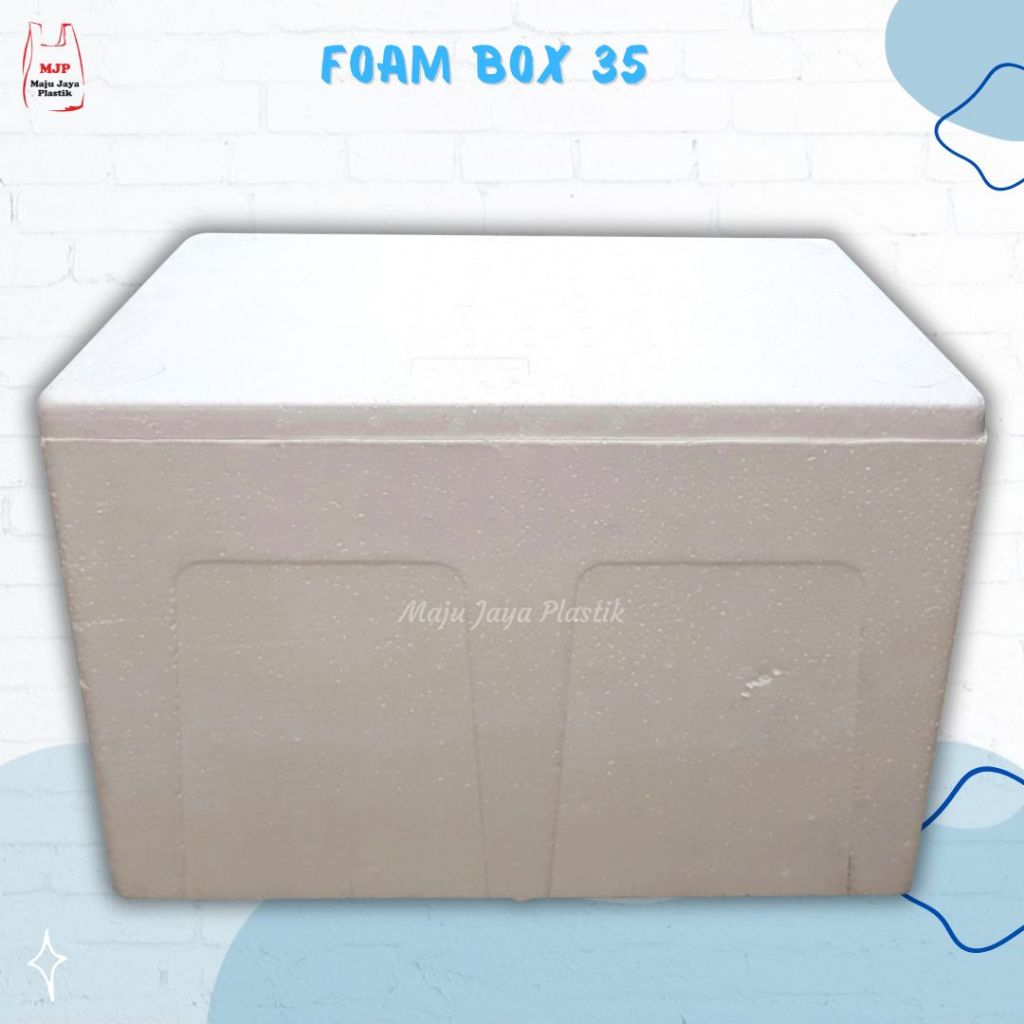 Jual Box Styrofoam 35L Ukuran 51x37x35 cm | Kotak Gabus Es Batu ...