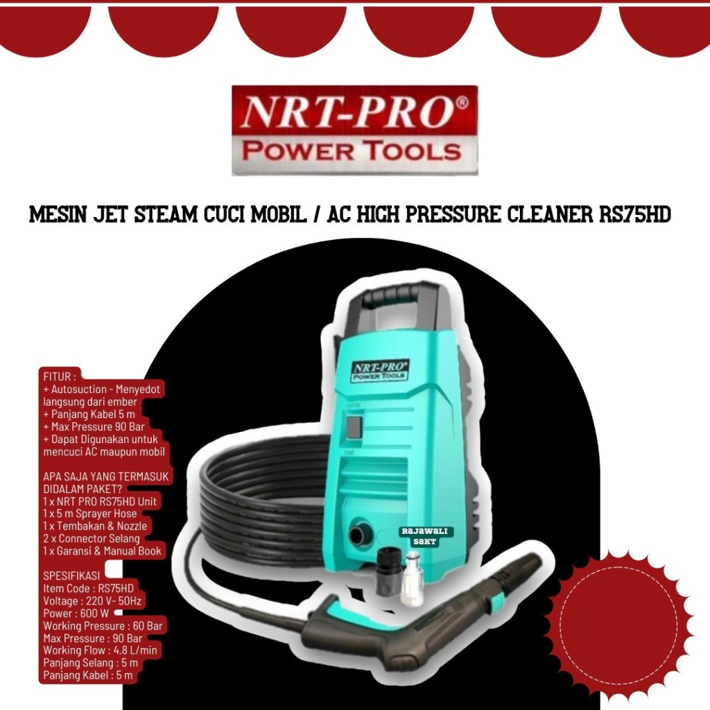 Jual MESIN JET CLEANER NRT-PRO NRT RS75HD | Shopee Indonesia