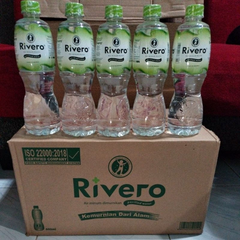 Jual Rivero Purified Water 600 ml (Khusus Instant/Cargo) | Shopee Indonesia