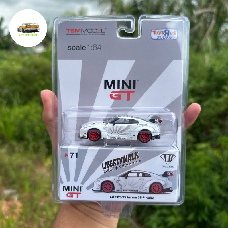 Jual Mini GT 71 Nissan GTR R35 ToyRus White / Putih - Not Inno PGM ...