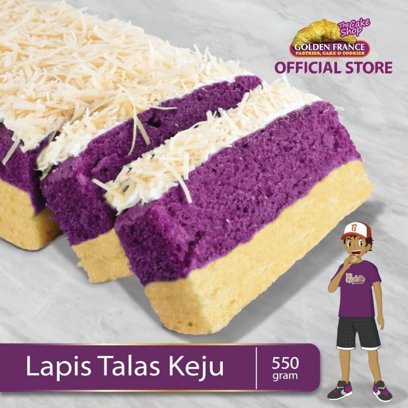 Jual Lapis Talas Bogor Keju Oleh-Oleh Bogor By Golden France (470gram ...