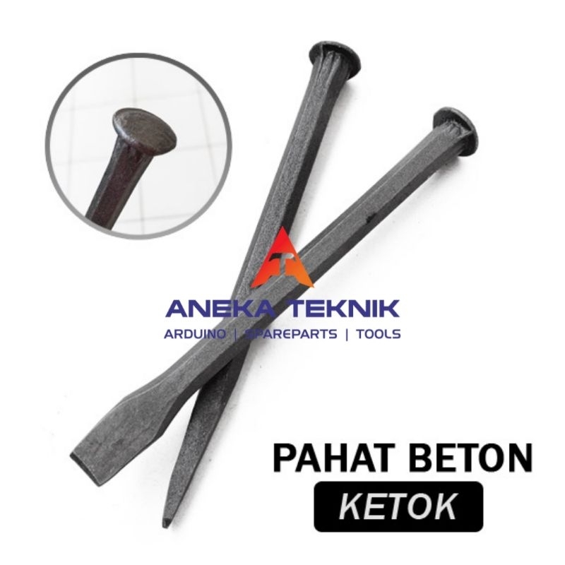 Jual Pahat Beton Ketok / Bobok Tembok Dinding Semen / Chisel Stone ...