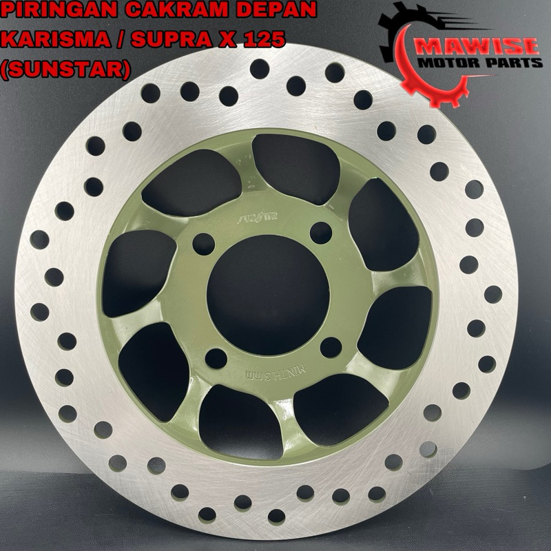 Jual PIRINGAN CAKRAM DPN KARISMA / SUP-X 125 (SUNSTAR) - PIRINGAN CAKRAM DEPAN GRADE A SUPRA X ...