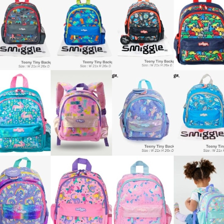 Jual Smiggle Glide Teeny Tiny backpack umur 23 tahun uki | Shopee Indonesia