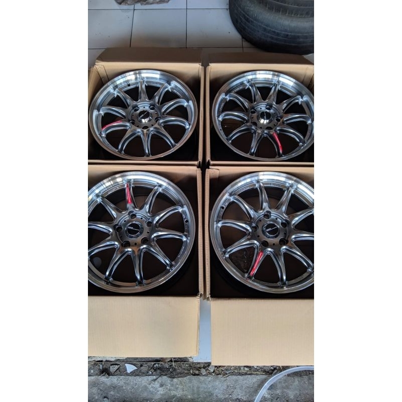 Jual Velg Work Emotion R16 warna Hiper Black | Shopee Indonesia