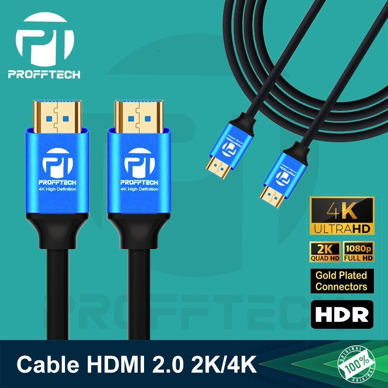 Jual Kabel HDMI 2.0 Profftech 4K 15 Meter / KABEL HDTV Premium 4K ...