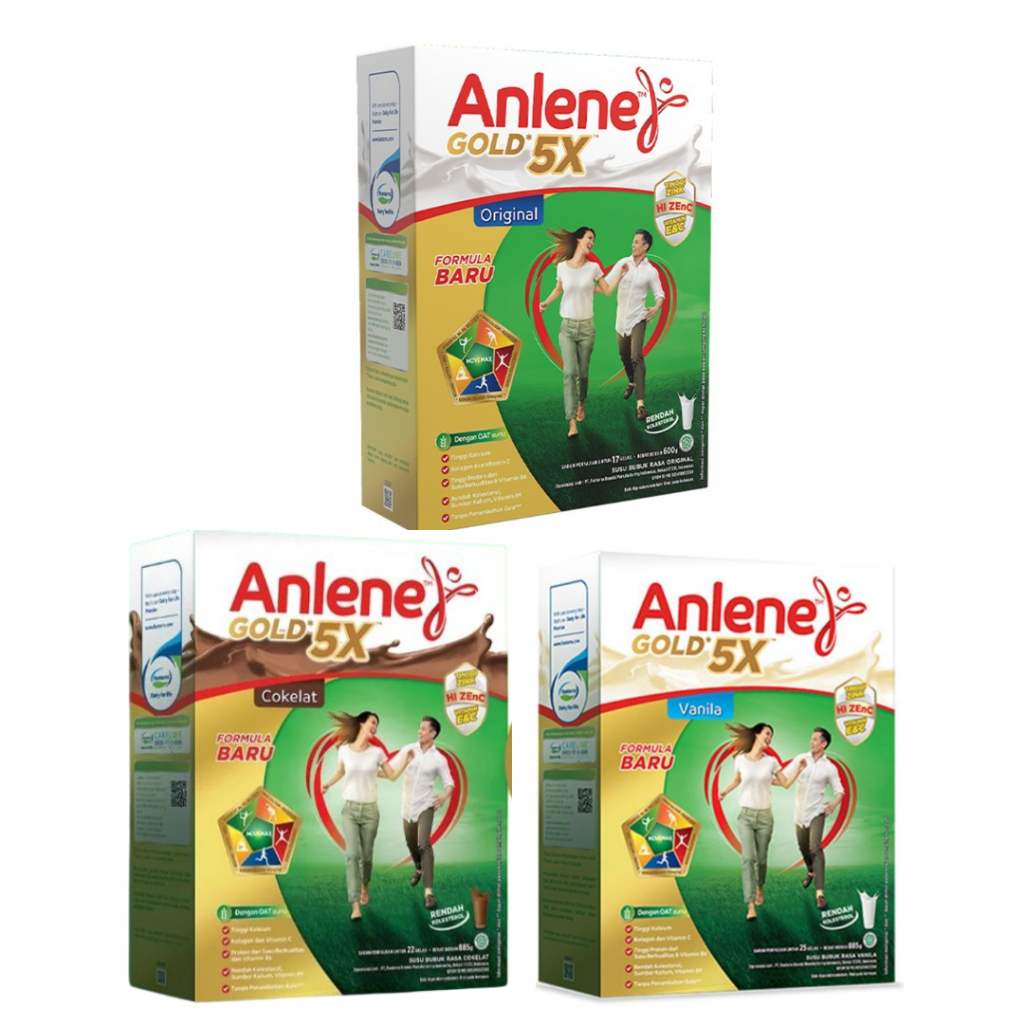 Jual Anlene Gold 5X Susu Bubuk Dewasa 600g | Shopee Indonesia