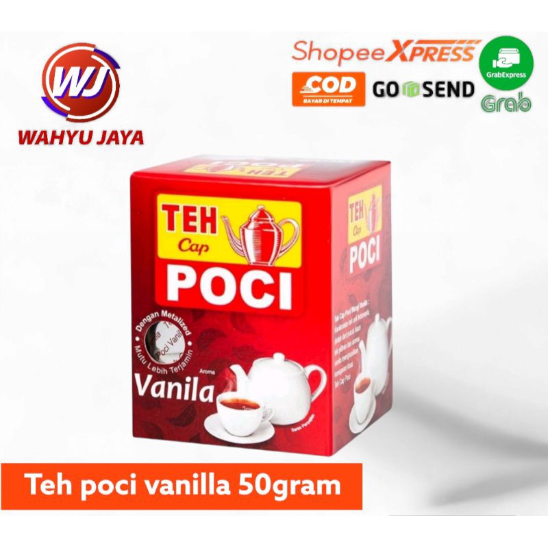 Jual teh poci vanilla 50gram | Shopee Indonesia