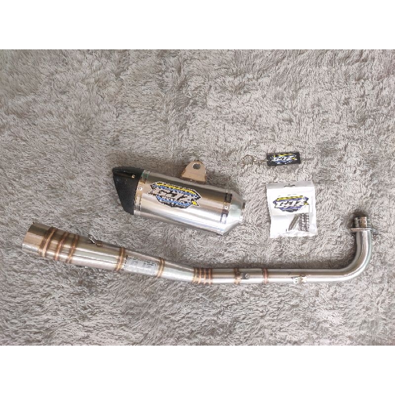 Jual KNALPOT ORIGINAL GJZ RACING EXHAUST JUPITER Z VEGA CRYPTON Z1 ZR ...