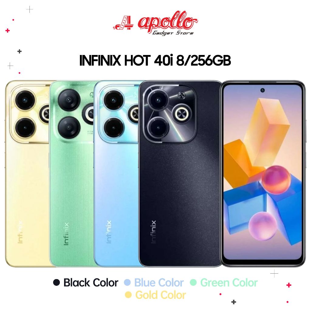 Jual Infinix Hot 40i 8/256GB Garansi Resmi Indonesia | Shopee Indonesia