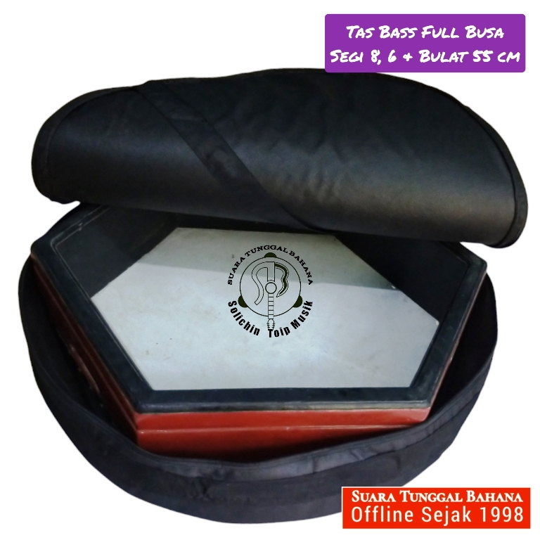 Jual Tas Bass Segi 8 6 dan Bulat 55 cm Full Busa Isi 1 | Solichin Toip ...