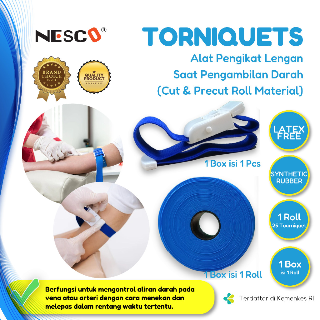 Jual NESCO TORNIQUETS / ALAT PENGIKAT AMBIL DARAH | Shopee Indonesia