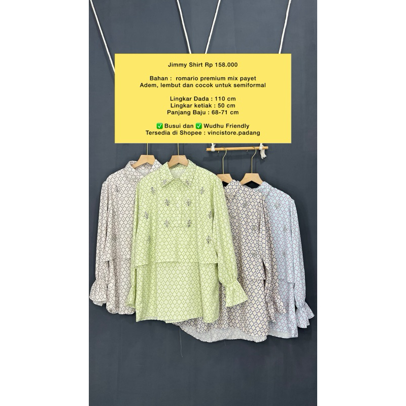 Jual JIMMY SHIRT | Shopee Indonesia