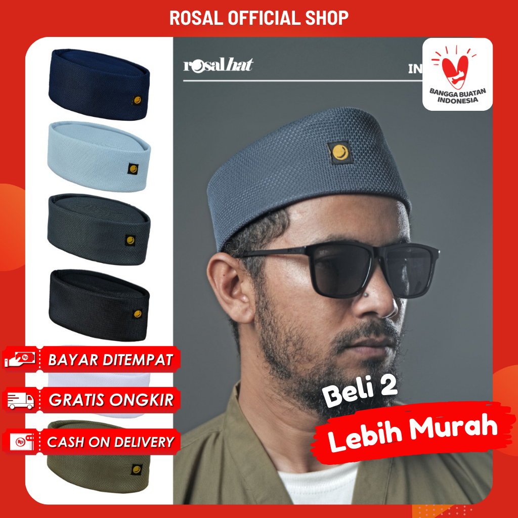Jual Peci Kopiah Sholat Songkok Dewasa Nasional Indonesia No 6 7 8 ...