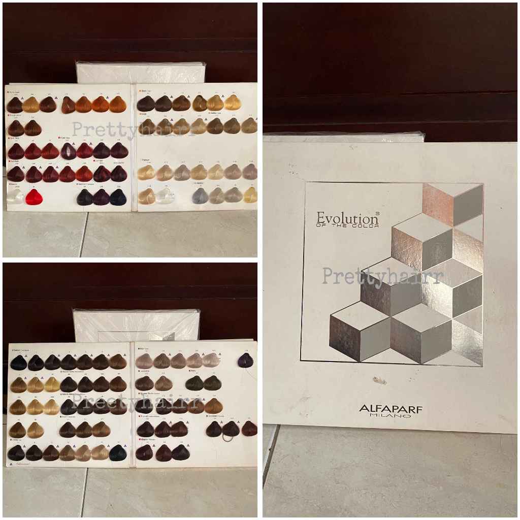 Jual Katalog Cat Rambut Color Chart Alfaparf / Colorlite/ Farmavita ...