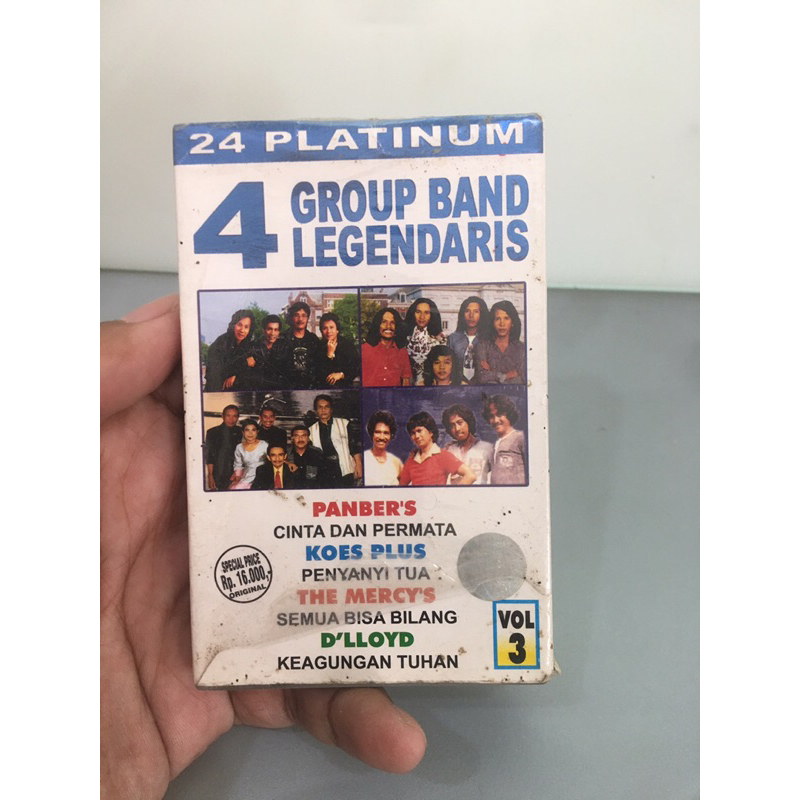 Jual Kaset Pita 4 Group Band Legendaris Koes Plus | Shopee Indonesia