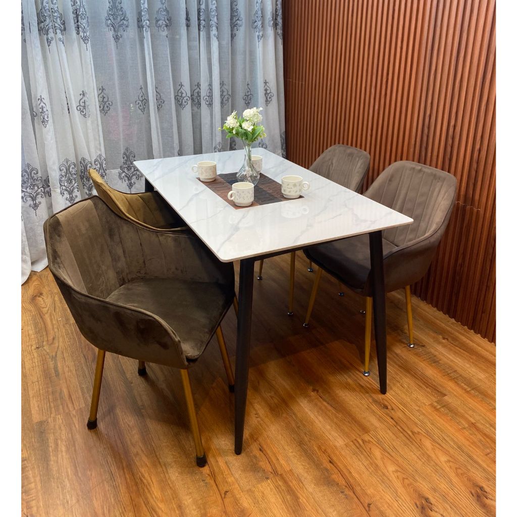 Jual HOMELIVING -MEJA MAKAN GRANITE - MEJA MAKAN 4KURSI - MEJA MAKAN ...