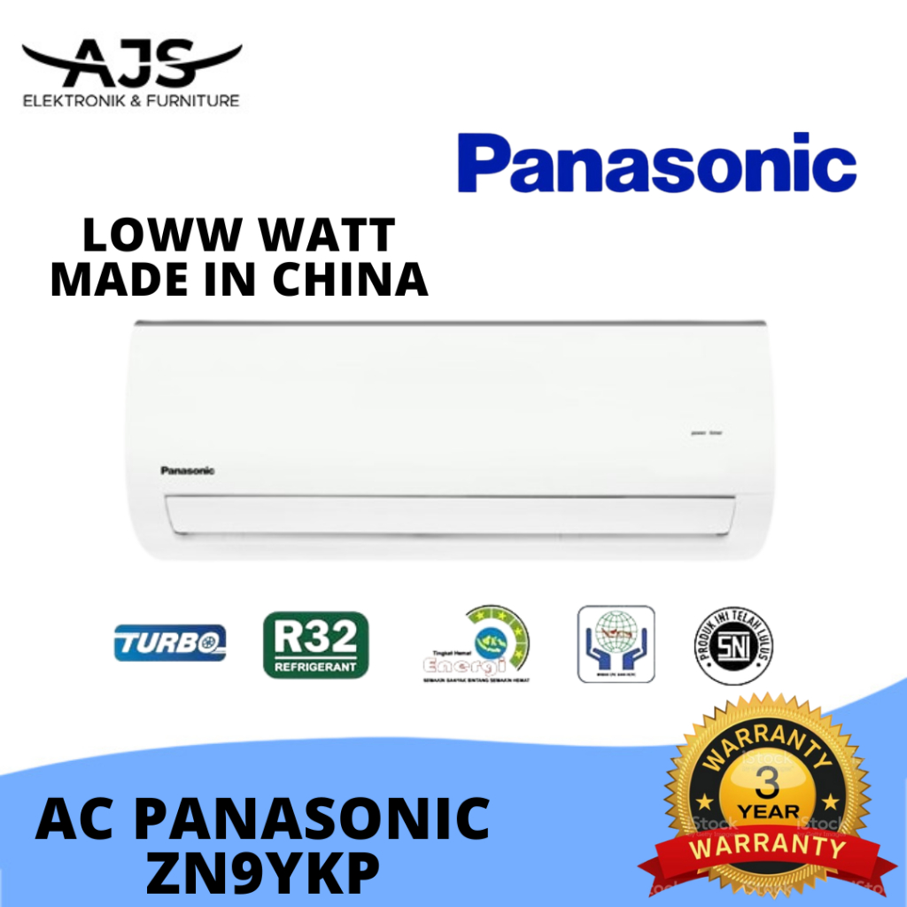 Jual AC Panasonic ZN9YKP / AC Panasonic low watt 1PK ZN 9YKP UNIT ...