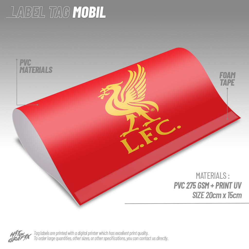 Jual Label Tag Mobil LIVERPOOL Variasi Penutup Pintu Bagasi Hiasan ...