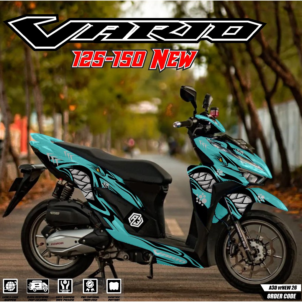 Jual Decal Sticker Vario 150 New Fullbody - Dekal Vario full body ...