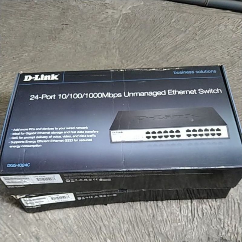 Jual Switch hub Dlink DGS-1024C 24-port Gigabit | Shopee Indonesia