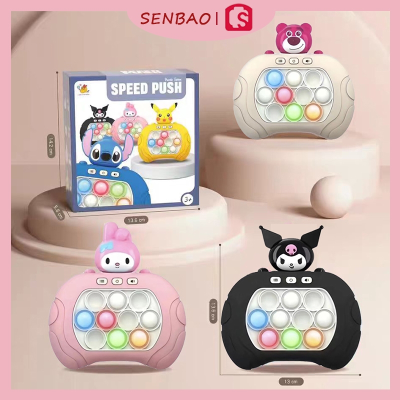 Jual SENBAO Pop It Elektronik Quick Push Bubble Game Fidget Toys Mainan ...