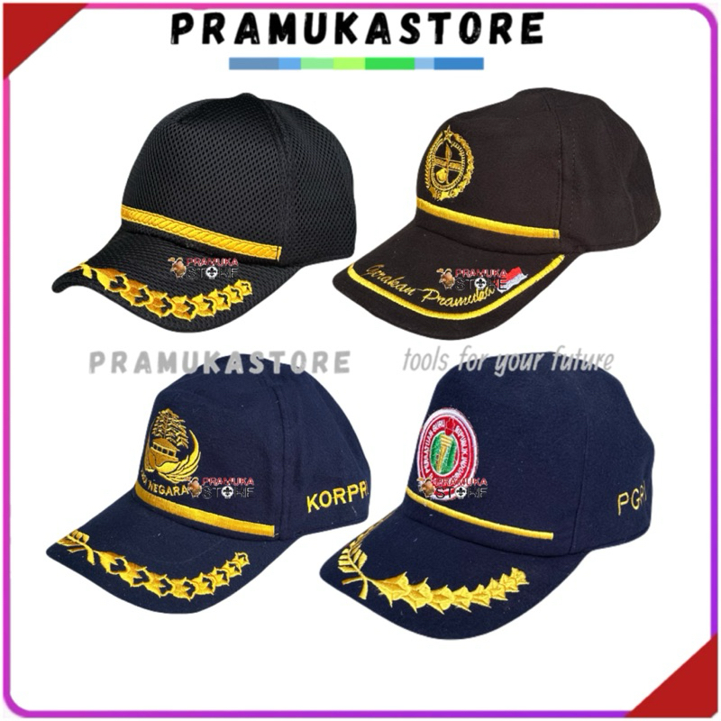 Jual Topi ASN Premium | Topi Korpri Bahan Bludru | Topi PNS | Topi ...