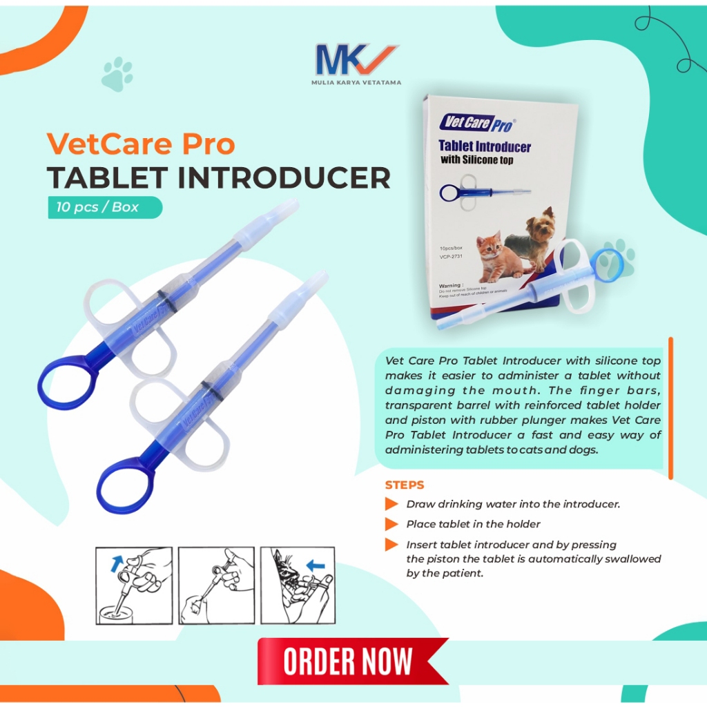 Jual tablet introducer vet care pro pelontar obat untuk memasukkan obat ...
