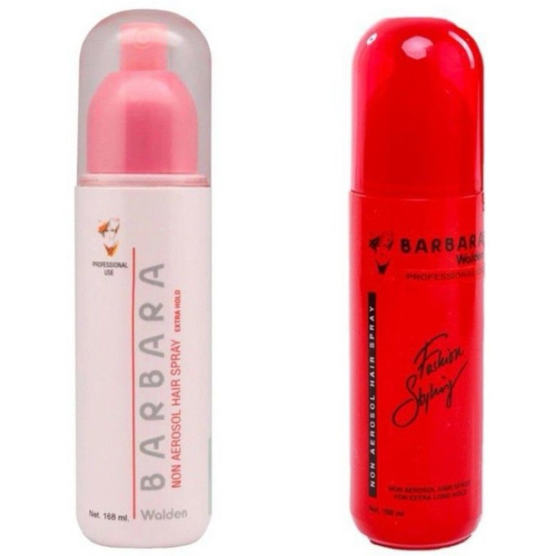 Jual BARBARA WALDEN HAIR SPRAY 168mL MERAH / PINK | Shopee Indonesia