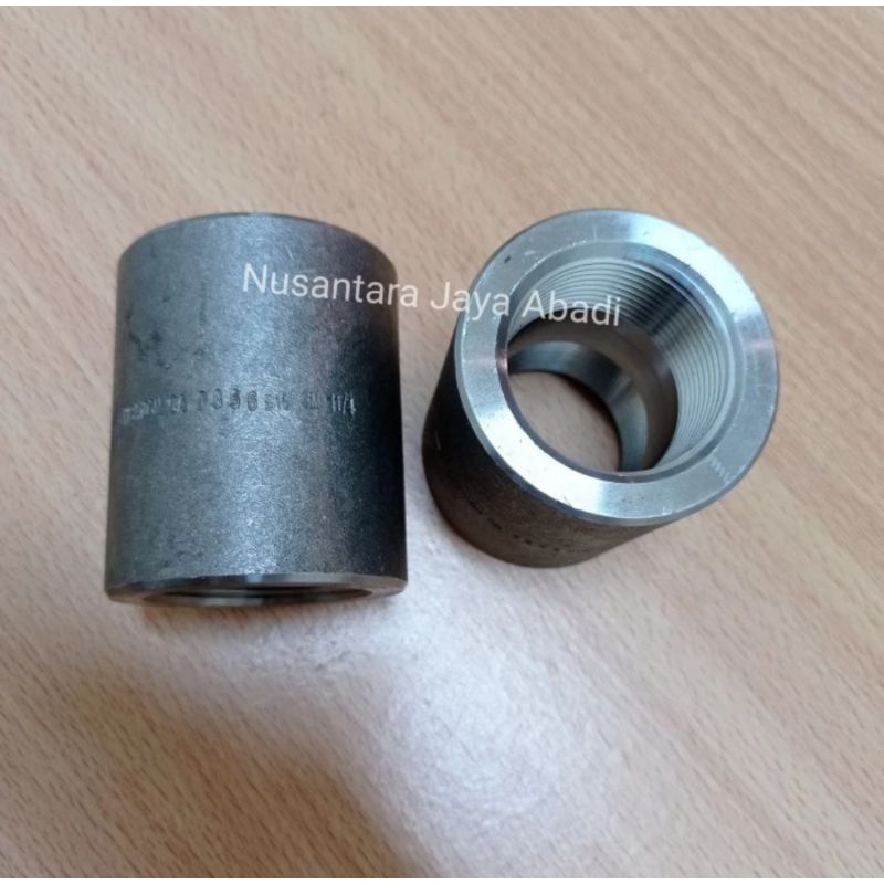 Jual Socket Coupling Besi A105 Drat dalam NPT 3000 Psi 1 1/4 " inchi ...