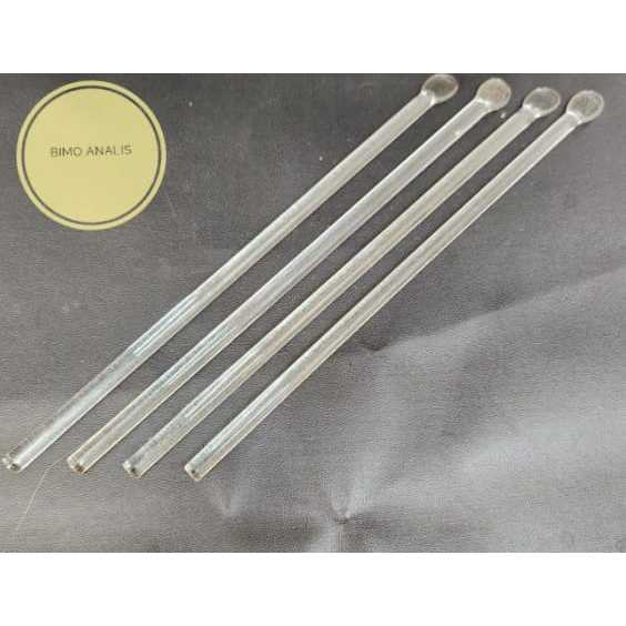 Jual Batang Pengaduk Kaca / Spatula Kaca / Glass Rod Stirrer 20 CM 7mm ...