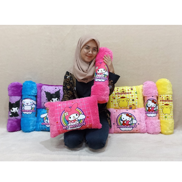 Jual Bantal Guling My melody&Friend, Bantal Set Baby print My melody ...
