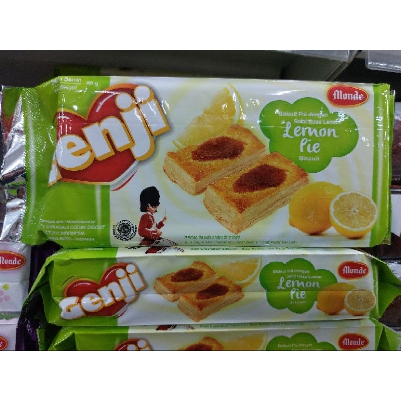 Jual KZ - monde genji biskuit lemon pie 85g | Shopee Indonesia